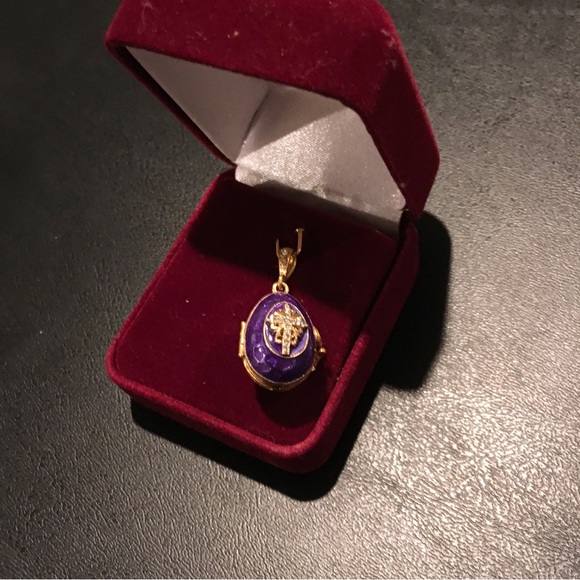 Monastery Icons | Jewelry | Enamel Locket Necklace Pendant Cross ...